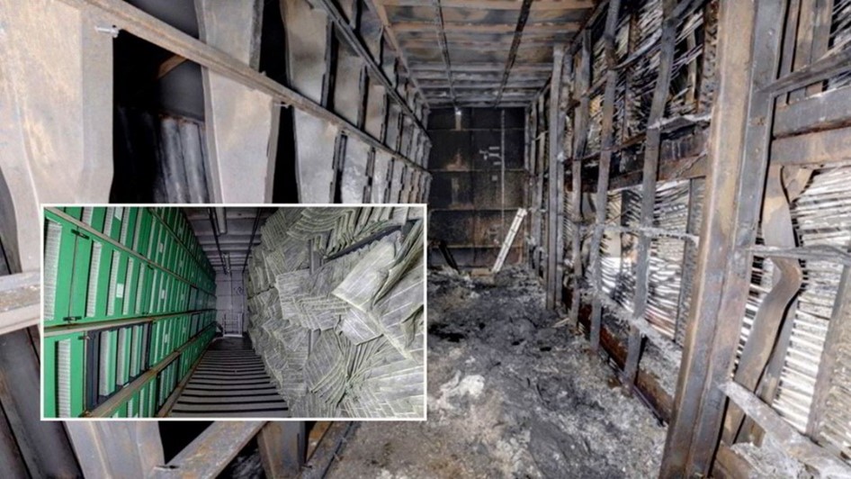 Hazardous fires at onshore plants